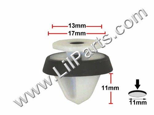 VW Audi Seat Skoda White Nylon Moulding Door Clip Sealer 5J0867276 | eBay