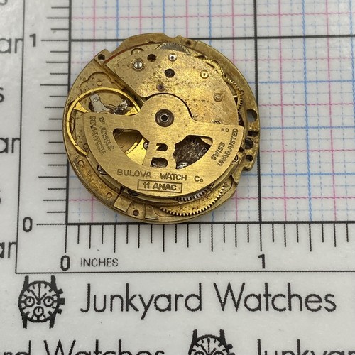 Bulova Automatic Watch Movement Repairs Parts 17 Jewels Watchmaker 11 ...