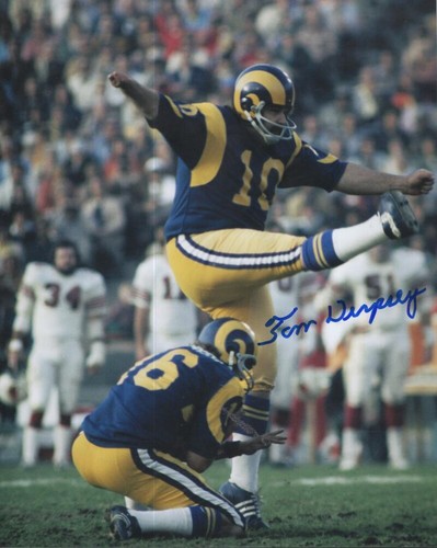 TOM DEMPSEY LOS ANGELES RAMS SIGNED AUTOGRAPHED 8X10 PHOTO W/ COA | eBay