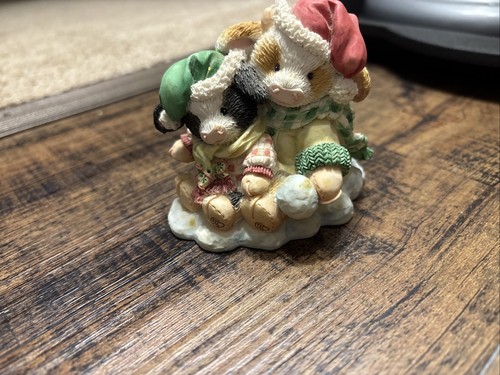 "Merry Christmoos" Mary Moo Moos Christmas Figurine - Enesco - 1994 | eBay