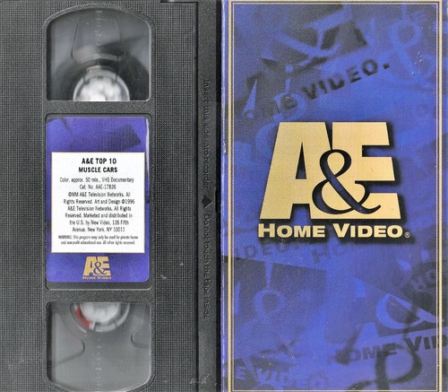 Muscle Cars-A&E Top 10 MUSCLE CARS (VHS TAPE) | eBay