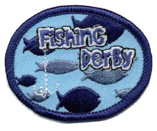 Girl Boy Cub FISHING DERBY Fish Patches Badges SCOUT GUIDE tour Day ...