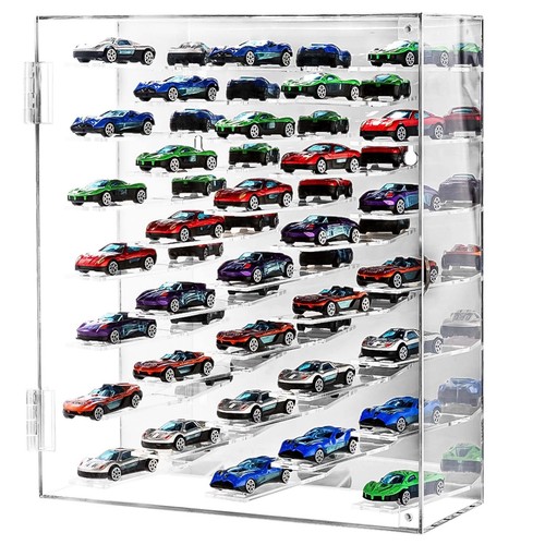 Acrylic 1/64 Diecast Car Display Case Hot Wheels Shadow Box with ...