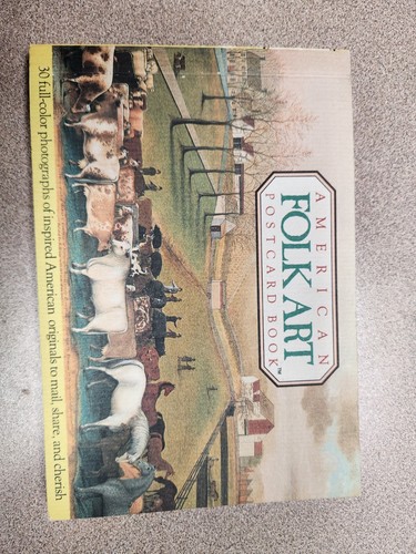 American Folk Art, Postcard Book, 1986, Running Press, 30 postcards ...