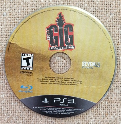 Power GIG: Rise of the Six String - PS3 (DISC ONLY) 815427010057| eBay