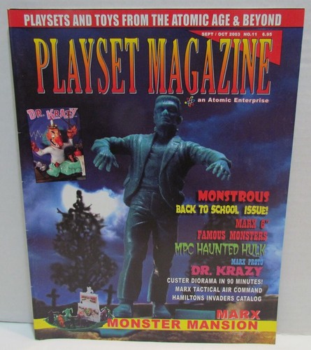 PLAYSET MAGAZINE # 11 SEPT/OCT 2003 ISSUE MARX MONSTERS MPC HAUNTED ...