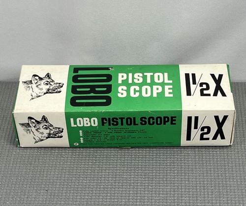 LOBO Pistol Scope 1 1/2X with Original Box | eBay