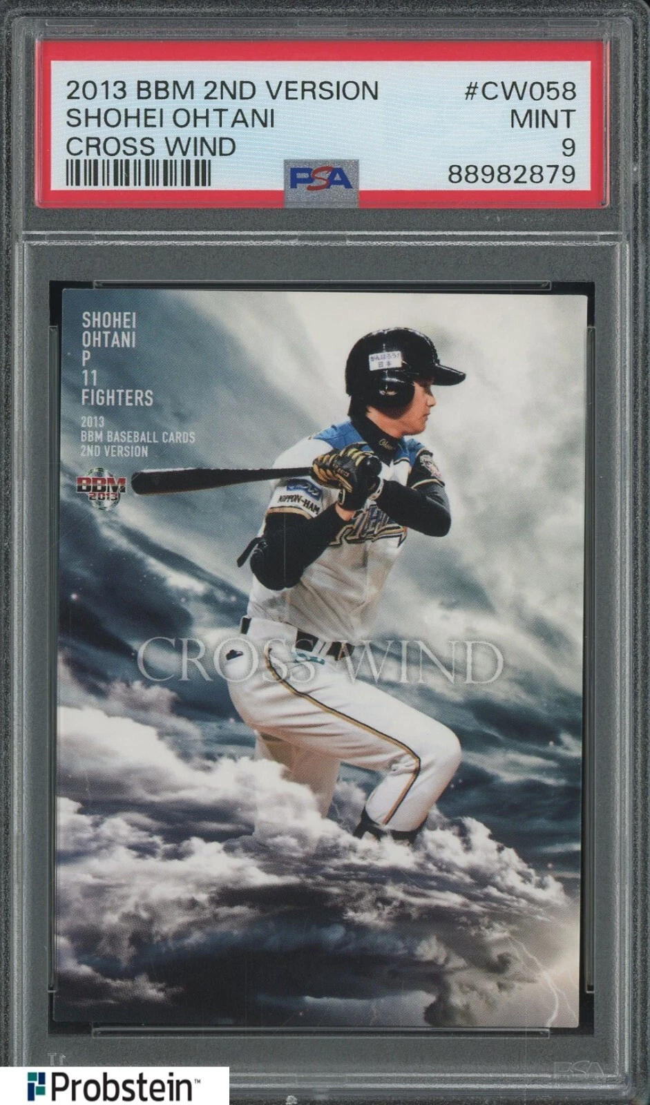 Shohei Ohtani 2013 BBM 2nd Version #CW058 Cross Wind Price Guide - Sports Card Investor