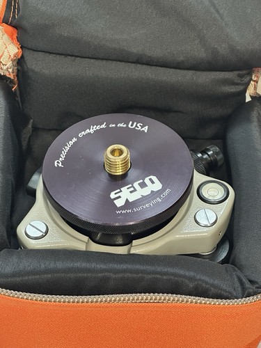 Seco Tribrach with rotating French style adaptor and case | eBay