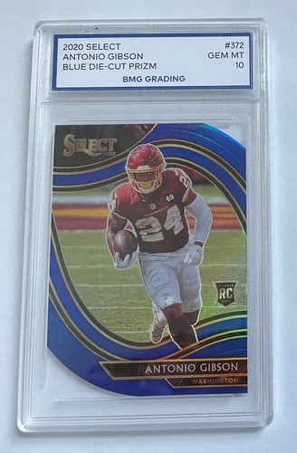 2020 Panini Select Field Level Blue Die Cut Prizm RC #372 Antonio ...
