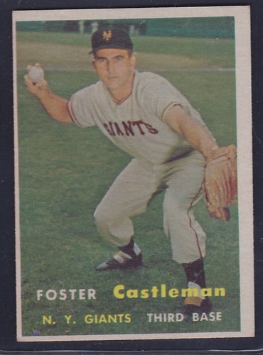 1957 TOPPS # 237 FOSTER CASTLEMAN 203222 | eBay