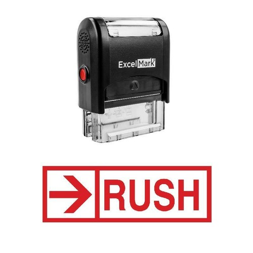 Arrow RUSH Stamp - Self-Inking / Red | eBay