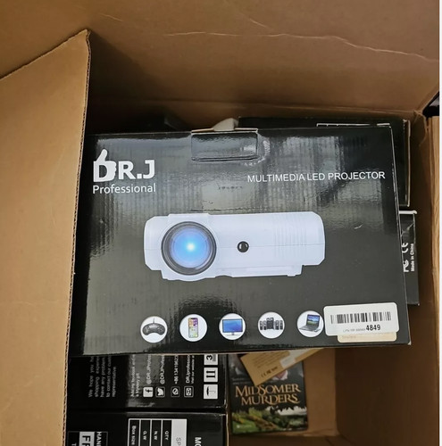 Dr.j Professional Movie Projector PJ0461 Multimedia LED Projector Model ...