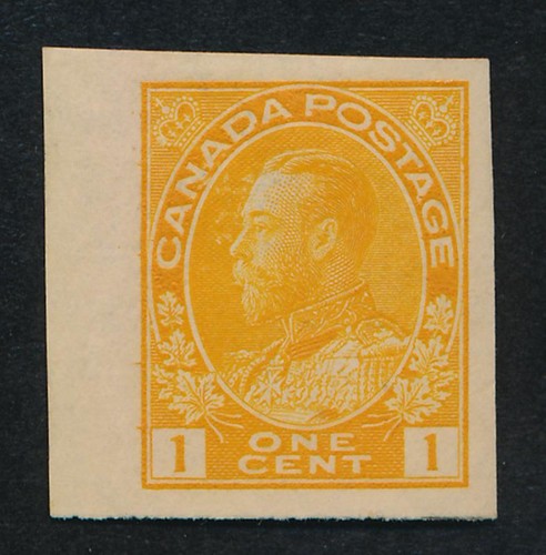 CANADA 136 MINT LH VF 1c YELLOW IMPERF KGV ADMIRAL | eBay