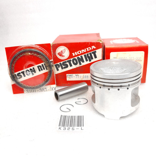 Honda CG125 Mayfit CB125S XL125 Piston Kit Set OS STD 06131-383-000 NOS ...