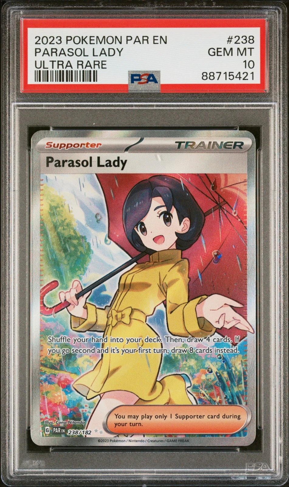 Parasol Lady 2023 Scarlet & Violet: Paradox Rift #238/182 Ultra Rare ...