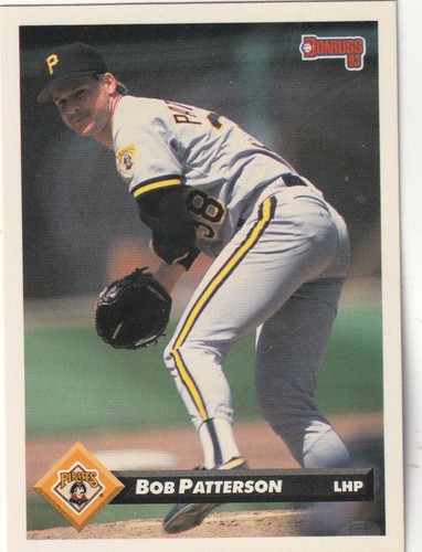FREE SHIPPING-MINT-1993 Donruss Bob Patterson #174 PLUS PIRATES BONUS ...
