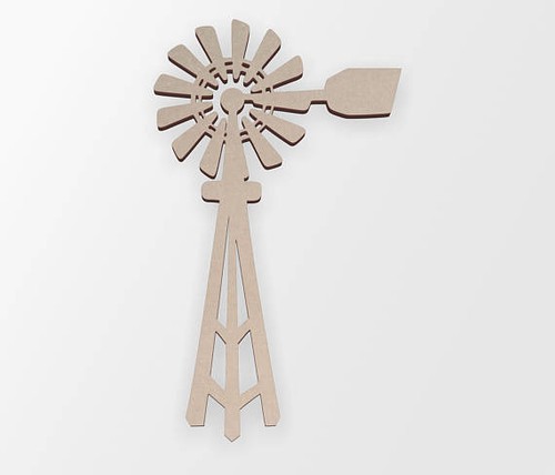 Wooden shape Wind Mill, Wooden Cut Out, Wall Art, Home Decor, Wall ...