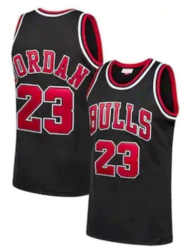 Michael Jordan #23 Bulls Black On Court Replica Jersey Men's | eBay ...
