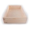 Rectangular Wooden Slim Flat Open Top Box /35x25x3cm Pine Display Tray ...