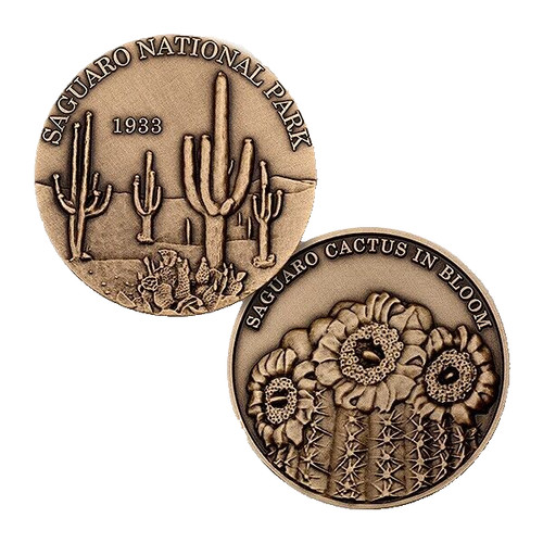SAGUARO NATIONAL PARK CACTUS IN BLOOM 1933 CHALLENGE COIN | eBay