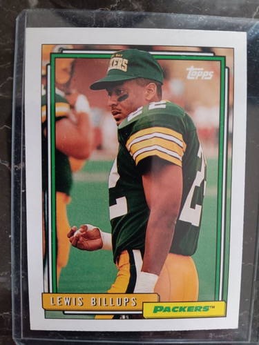 LEWIS BILLUPS GREEN BAY PACKERS 1992 TOPPS FOOTBALL CARD# 661 | eBay