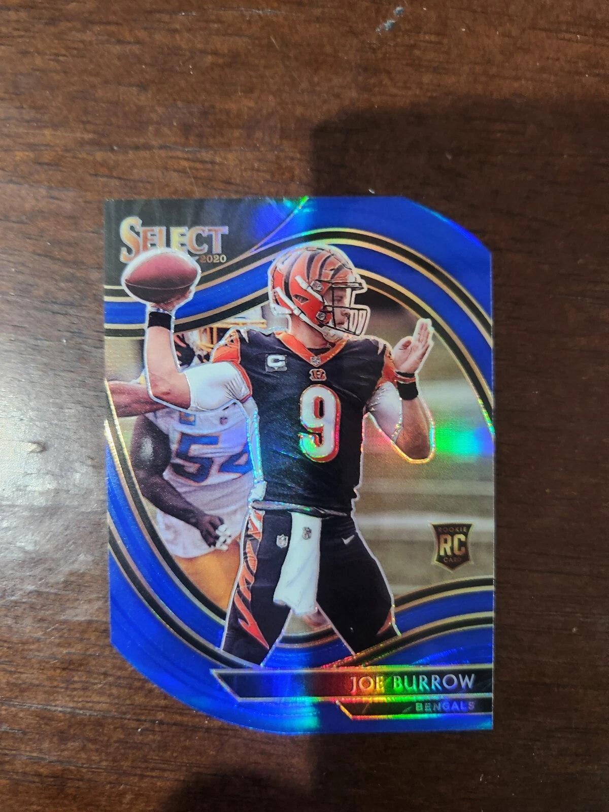 Joe Burrow 2020 Select #346 Field Level Blue Die-Cut Price Guide ...