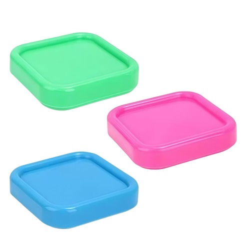 3Pcs Square Magnetic Pin Cushion,Anti-Loss Plastic Sewing Pins Holder ...