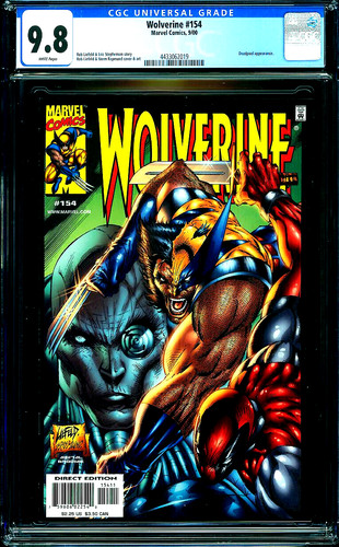 WOLVERINE 154 CGC 9.8 DEADPOOL Modern Age MARVEL 2000 Rob Liefield | eBay