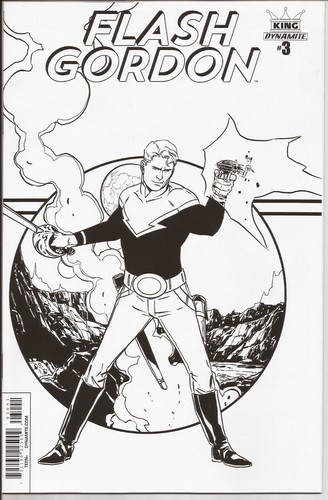 KING: FLASH GORDON #3 - MARC LAMING BLACK & WHITE LIMITED VARIANT | eBay