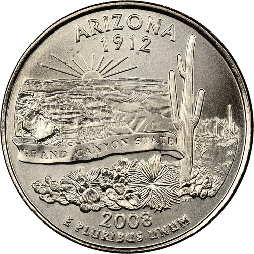 2008-P Arizona State Quarter - Philadelphia Mint - BU Condition | eBay