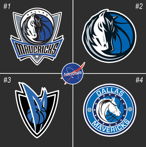 Dallas Mavericks Basketball Team Logo NBA Sticker Decal Vinyl *Size: 3 ...
