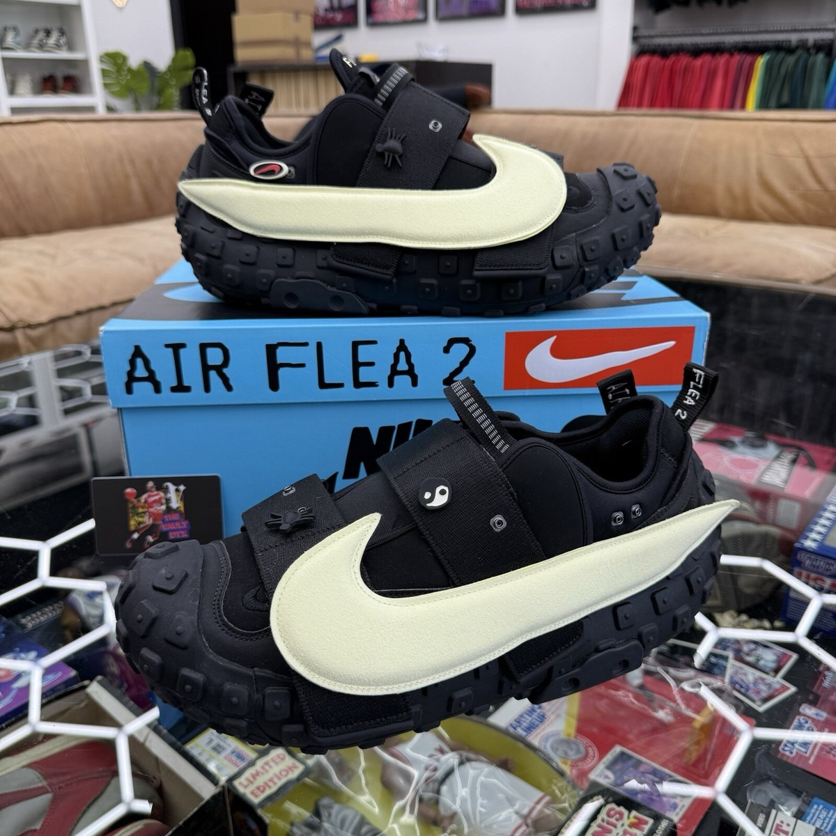 Nike Air Flea 2 x Cactus Plant Flea Market Low Black Nike Air Flea 2 x Cactus Plant Flea Market Low Black