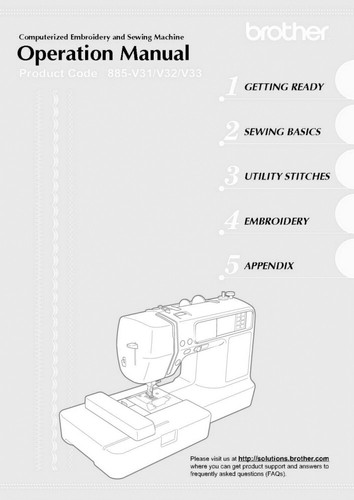 Brother HE-240 Sewing Embroidery Machine Owners Instruction Manual ...
