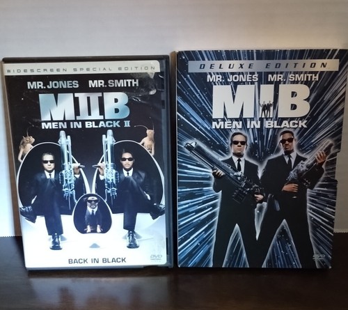 Men In Black 1 And 2 Deluxe Edition Set Of 2 DVDs Wide Screen Special ...