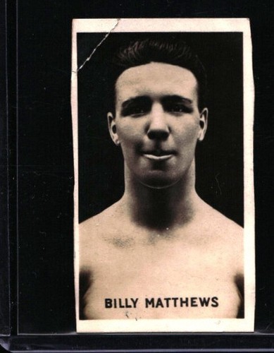 #VB074 BILLY MATTHEWS Vintage Boxing Card FREE SHIPPING | eBay