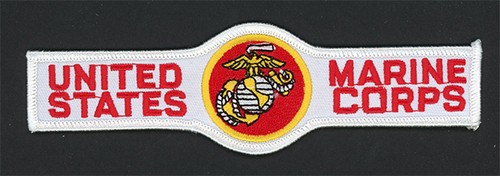 UNITED STATES MARINE CORPS TAB LOGO PATCH REPRO NEW 6 1/2" Embroidered ...