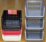 Plastic Stacking Storage Basket Stackers Rack Stand Kitchen Vegetable ...