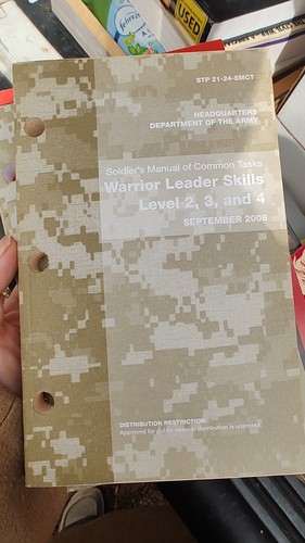 (LOT OF 2) STP 21-24-SMCT & STP 21-1-SMCT Soldiers Warrior Leader Level ...