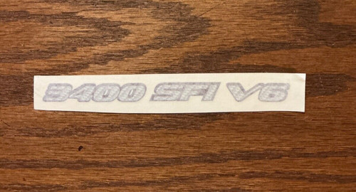 "3400 SFI V6" Decal for Pontiac / Chevrolet Vehicles; Emblem Badge ...