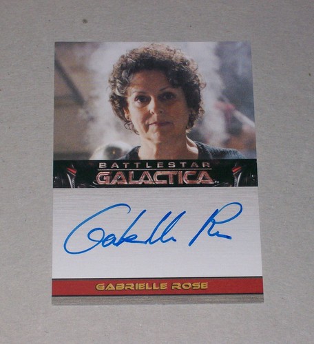BATTLESTAR GALACTICA: Autograph Card Gabrielle Rose | eBay