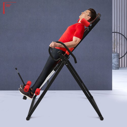 Inversion Table Teeter Machine Therapy Back Pain Relief Foldable ...