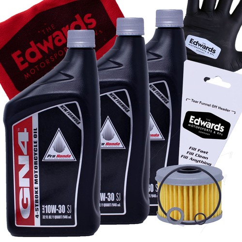 Edwards Oil Change Kit 07-22 Honda Rancher 420 TRX420 FE FM TE TM FPE F ...