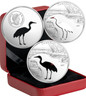 2017 $30 Endangered Animal Cutout: Whooping Crane 1.7 oz. Pure Silver ...