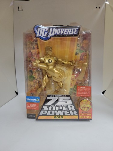 DC UNIVERSE CLASSICS ULTRA HUMANITE BAF WAVE 14 GOLD METAL MEN FIGURE ...
