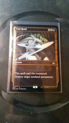MTG STREETS OF NEW CAPENNA VOID REND SHOWCASE GILDED ETCHED FOIL | eBay