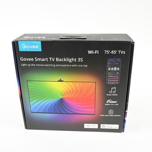 Govee Dreamview Smart TV Backlight 3S Strip Lights for 75”- 85” TVs | eBay