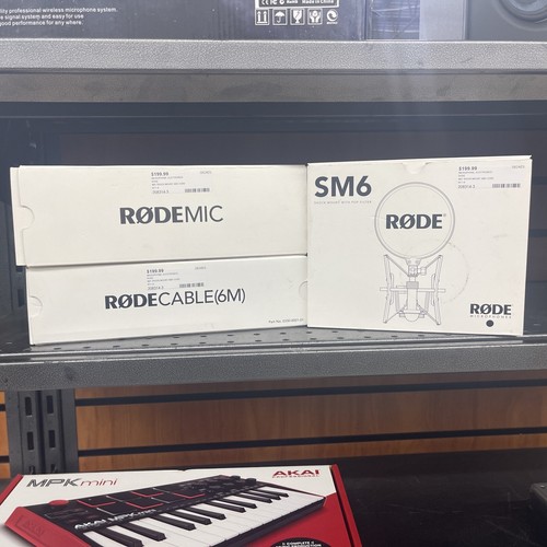 RODE MIC SM6 Condenser Microphone Kit With Shock Mount And Cord | eBay