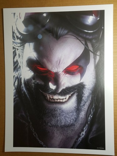 Lobo last Czarnian Superman Villain Art Print DC Comics Poster by Alex ...