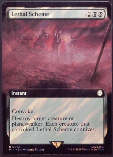 Lethal Scheme-992 Extended - Surge Foil MTG Fallout | eBay